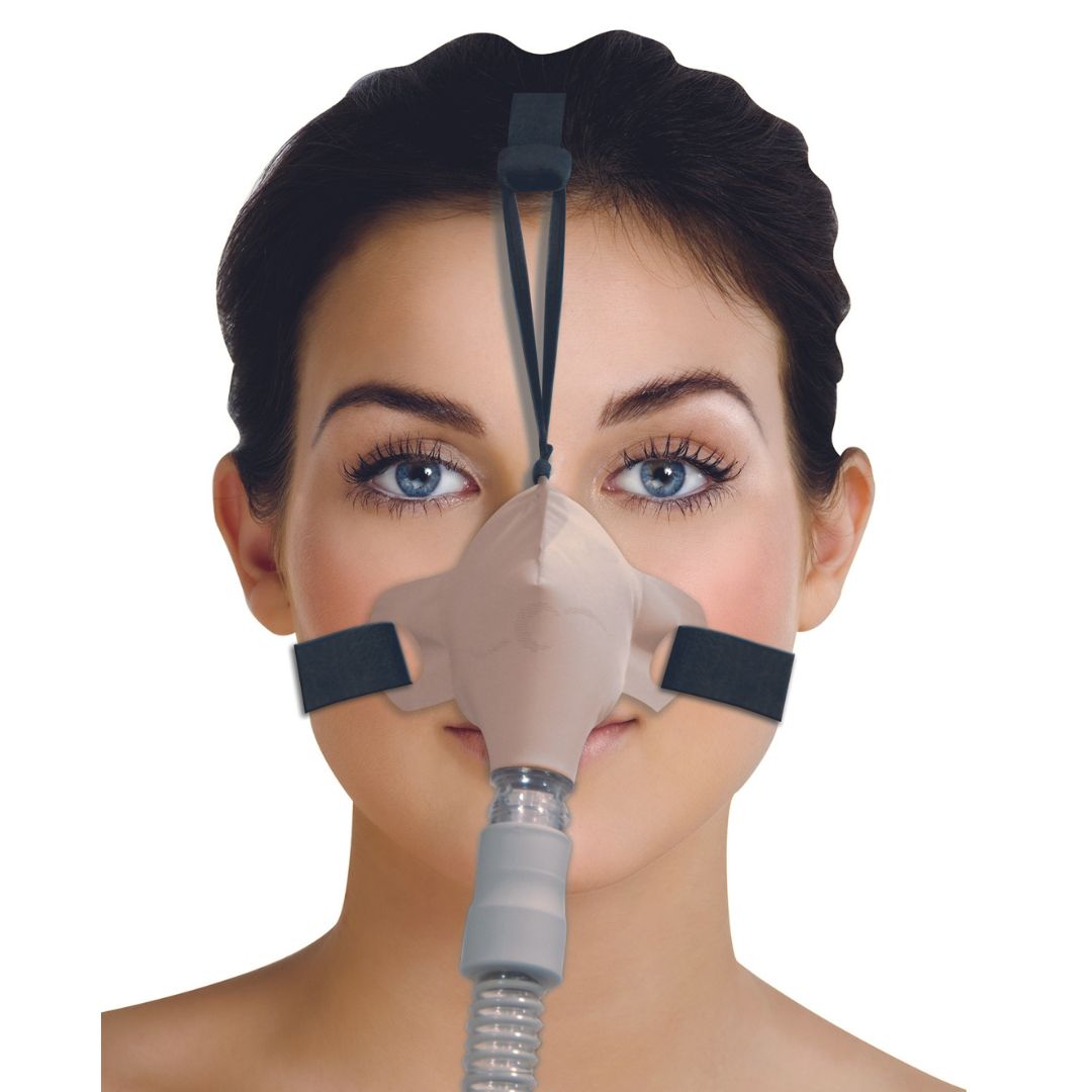 SleepWeaver Advance Small Soft Cloth Nasal CPAP Mask & Headgear ...